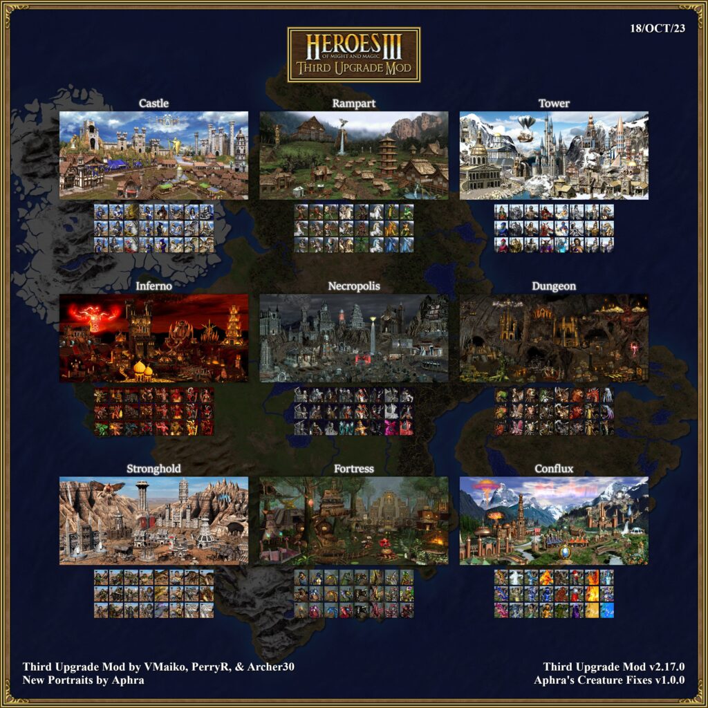 Heroes III Creature Portaits Fixes HD Mod - Heroes 3.5: Wake of Gods Portal