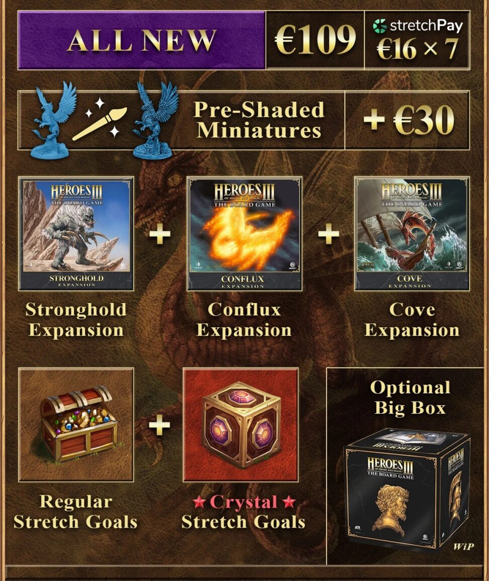 HoMM III: The Board Game – 17th September on Gamefound